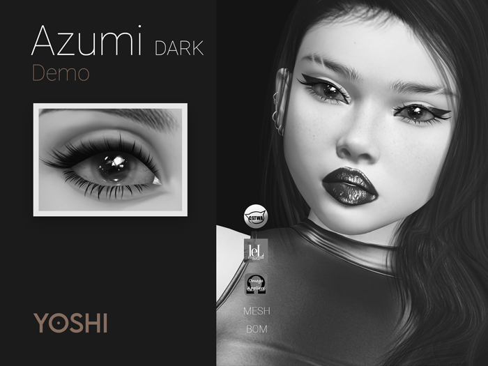 Second Life Marketplace - YOSHI - Azumi Dark Eyes - Demo