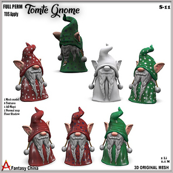 Second Life Marketplace - FC- FP Tomte Gnome s-11 Full Perm Gnome ...