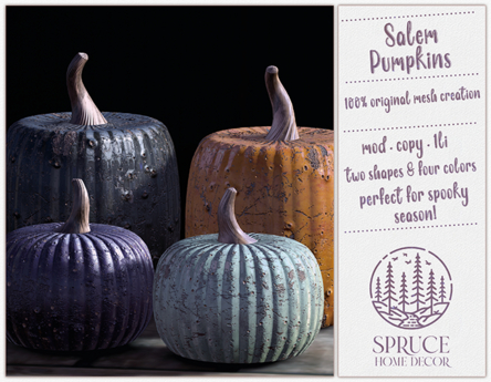 Second Life Marketplace - .spruce. salem pumpkins