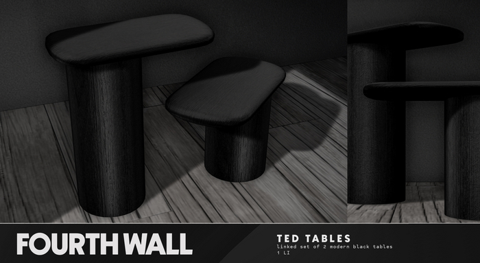 Second Life Marketplace - [FOURTH WALL] Ted Tables