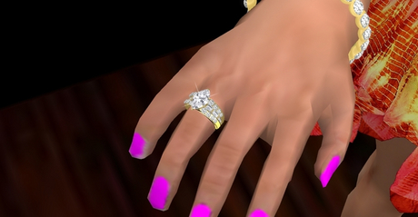 Second Life Marketplace - TM Diamond Aura Marquise Engagement Ring ...