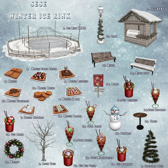 Second Life Marketplace - Sese - Magic Ice Rink - Complete set and rares