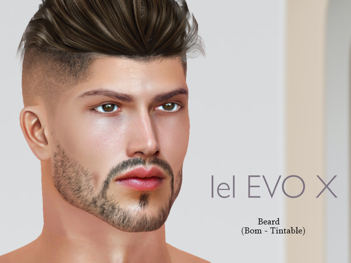 Second Life Marketplace - -DiShy- Beard Lel evo X (Bom - Tintable)