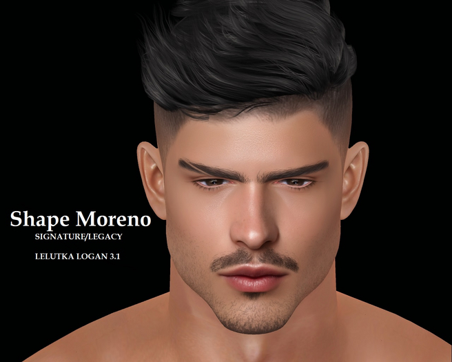 Second Life Marketplace - YOU - Moreno Shape for Lelutka Logan Head 3.1 ...