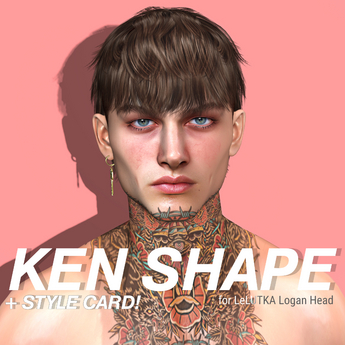 Second Life Marketplace - KEN SHAPE for LeLUTKA Logan Head