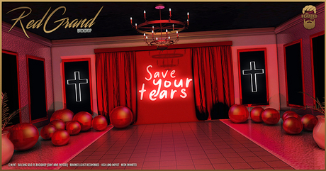 Second Life Marketplace - Red Grand Backdrop - The Bearded Guy