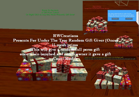 Second Life Marketplace - Christmas Presents For Under The Tree Random ...
