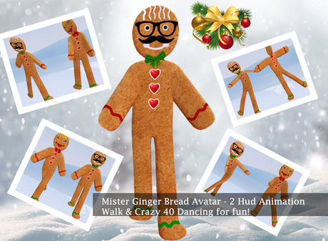 Second Life Marketplace - [NF] - MALE CHRISTMAS AVATAR-[MISTER GINGER ...