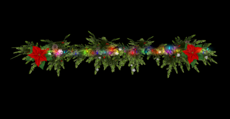 Second Life Marketplace - Straight Garland with Lights, Snowflakes and ...