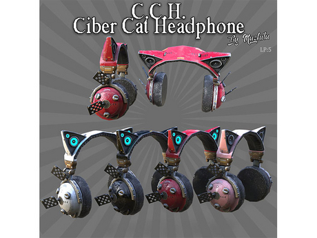 Second Life Marketplace - 0016 C.C.H (Ciber Cat Headphone)