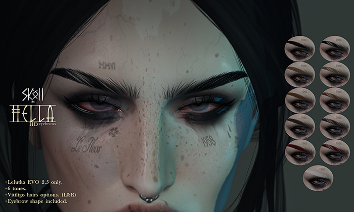 Second Life Marketplace - Sköll - Hella eyebrows