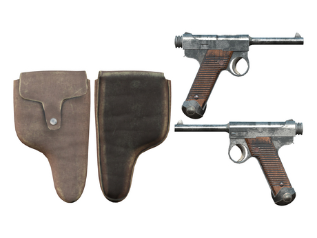 Second Life Marketplace - Full Perm Parabellum Safari Gun With Holster