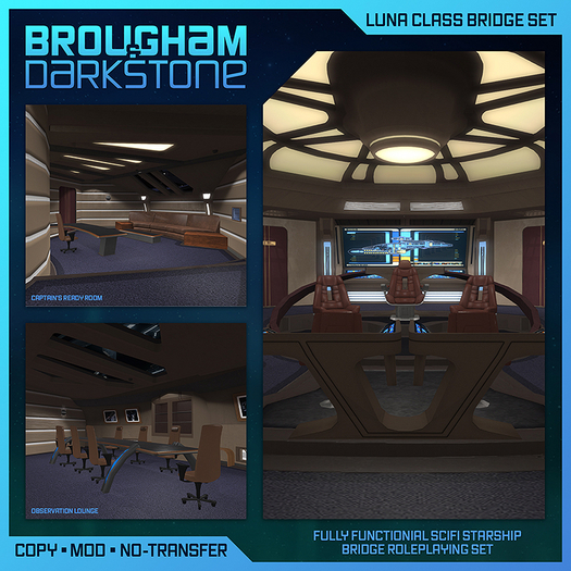 Second Life Marketplace - [BD] - Luna Class Bridge Module Set