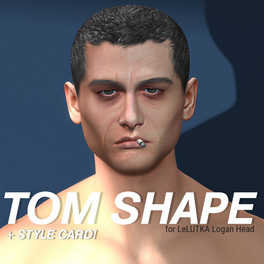 Second Life Marketplace - TOM SHAPE for LeLUTKA Logan Head