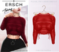 Second Life Marketplace - ERSCH - Tammy Top -red-