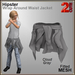 Second Life Marketplace - Hipster Wrap Around Waist Jacket - Cloud