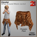 Second Life Marketplace - Hipster Wrap Around Waist Jacket - Pumpkin Plaid