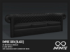 Second Life Marketplace - Infinite - Empire Sofa (PG) *Black