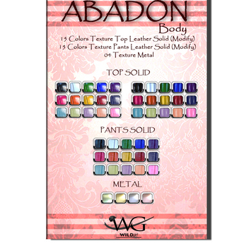Second Life Marketplace - W.G STORE - Abadon Set