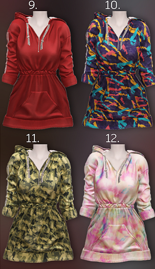 Second Life Marketplace - 10. Ascendant - Hoodie Dress [Lara]