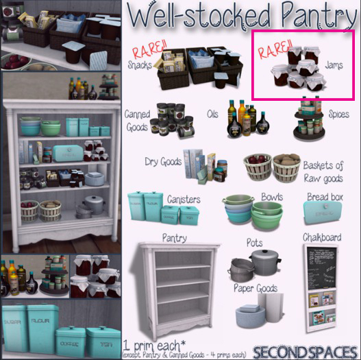 Second Life Marketplace - Second Spaces - Well-stocked Pantry - paper goods