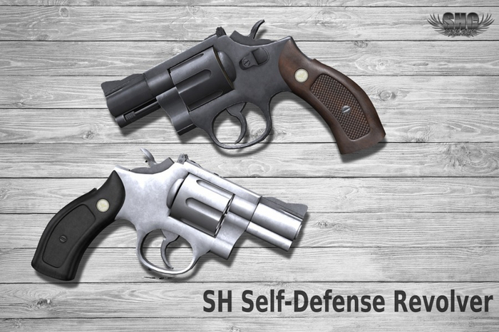 Second Life Marketplace - SH RP Prop Gun - Self Defense Revolver