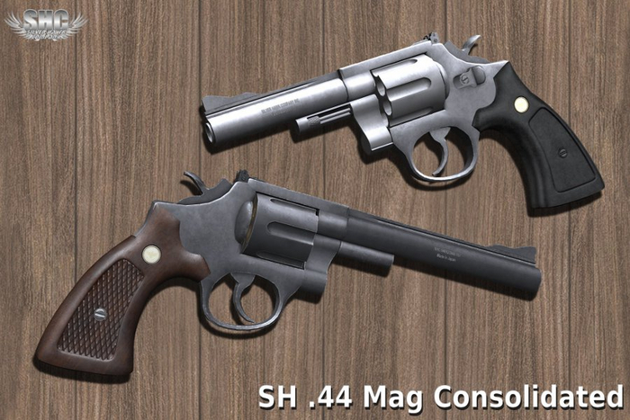 Second Life Marketplace - SH RP Prop Gun - .44 Mag Consolidated