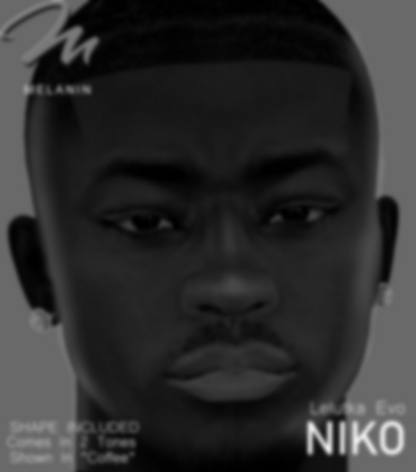 Second Life Marketplace - Melanin Niko Face Appliers DEMO (Unpack)
