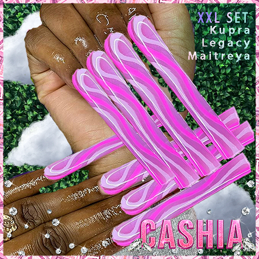 Second Life Marketplace - $ Cashia- Fuschia Swirl Set