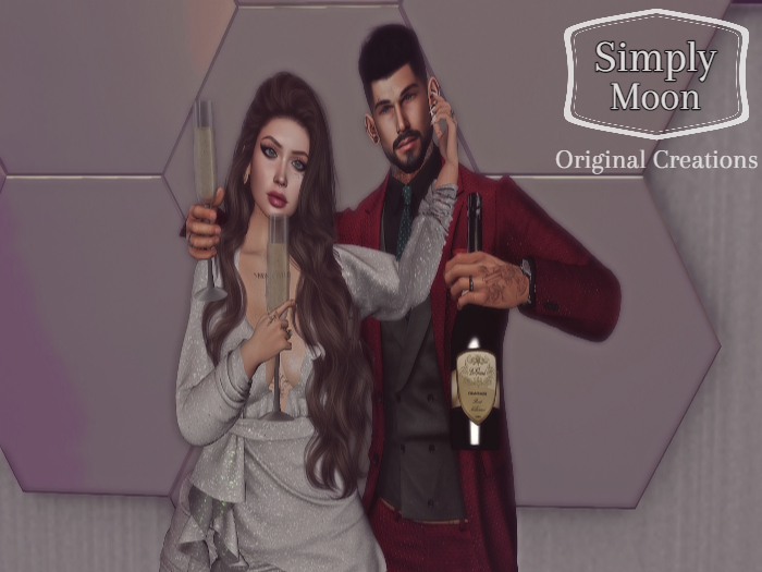 Second Life Marketplace - Simply Moon - Celebrate 2022 Pose (Props ...