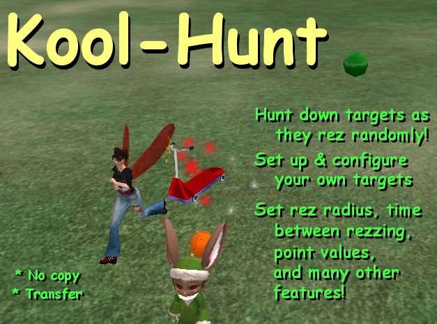 Second Life Marketplace - Kool-Hunt v1.3 (COPIABLE version)