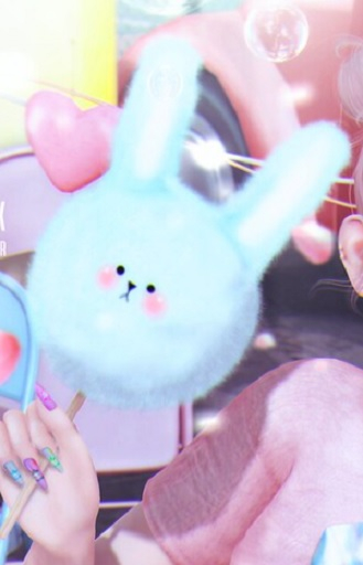 Second Life Marketplace - okidoki=) cotton candy gacha -rabbit blue (BOX)