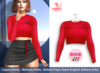 Second Life Marketplace - RoseBeauty _Warm pullover * MARI * / Red