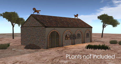Second Life Marketplace - Salome design - Roman Horse Stable
