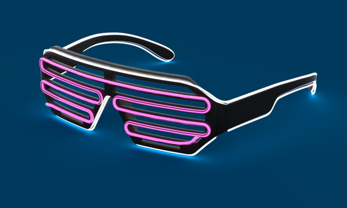 Second Life Marketplace Amagazing Neon Glasses For Men And Women White