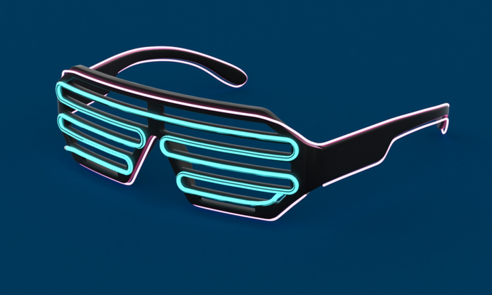 Second Life Marketplace - AMAGAZING Neon Glasses for Men & Women Vivid ...
