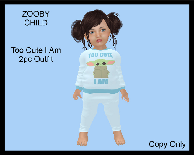 Second Life Marketplace - Steph-0-Bee's - Too Cute I Am (Zooby Child)