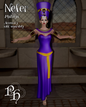Second Life Marketplace - PH - Nefer Dress - Drama Pack