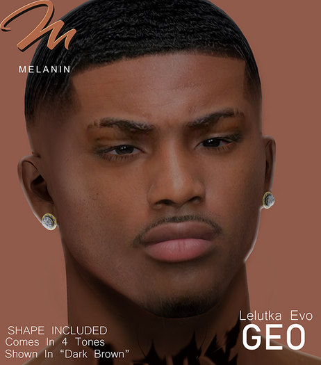 Second Life Marketplace - Melanin Geo "Coco" Face Appliers W/ Shape ...