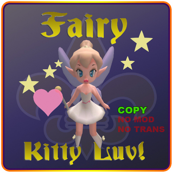 Second Life Marketplace - Fairy - Kitty Luv v5 - KittyCatS!® Companion - Snow