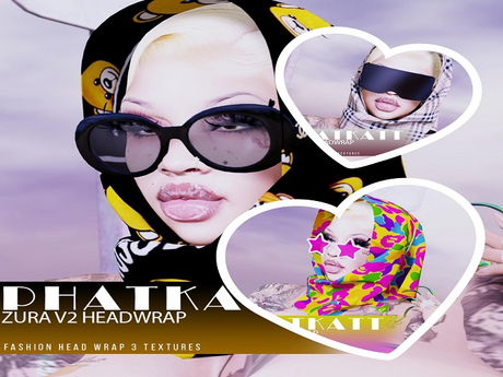 Second Life Marketplace - PHATKATT:: ZURA V2 HEADWRAP