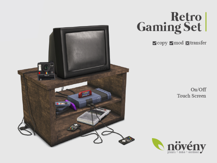 Second Life Marketplace - Noveny - Retro Gaming Set - Rezz