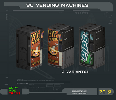 Second Life Marketplace - [SFX] SC. Vending machines