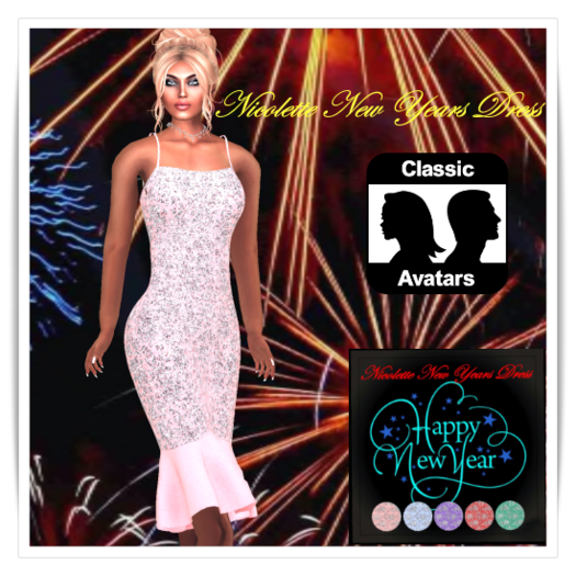 Second Life Marketplace - Nicolette New Years Dress