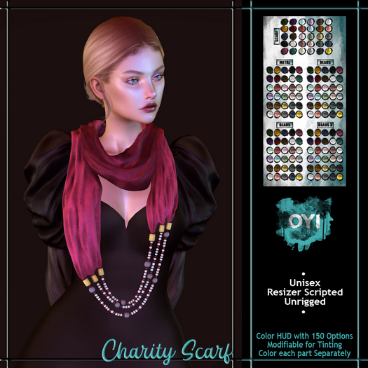 Second Life Marketplace - OYI - Charity Scarf