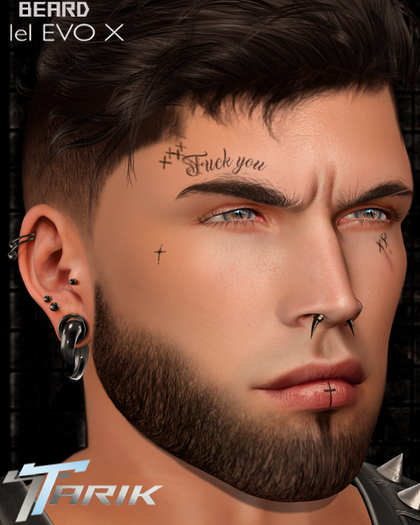 Second Life Marketplace - -- T. TARIK -- Pack ' Beard 68 // BOM Evo X ...
