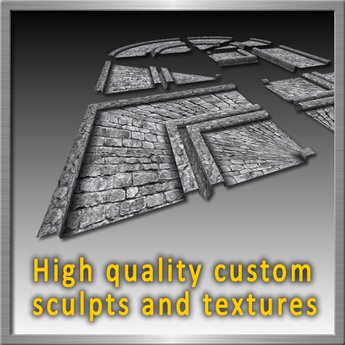 Second Life Marketplace - (2S) Sculpted streets personal pack