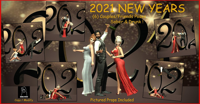 Second Life Marketplace - -RP- 2021 New Years