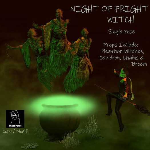 Second Life Marketplace - -RP- Night of Fright - Witch