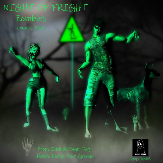 Second Life Marketplace - -RP- Night of Fright - Zombies